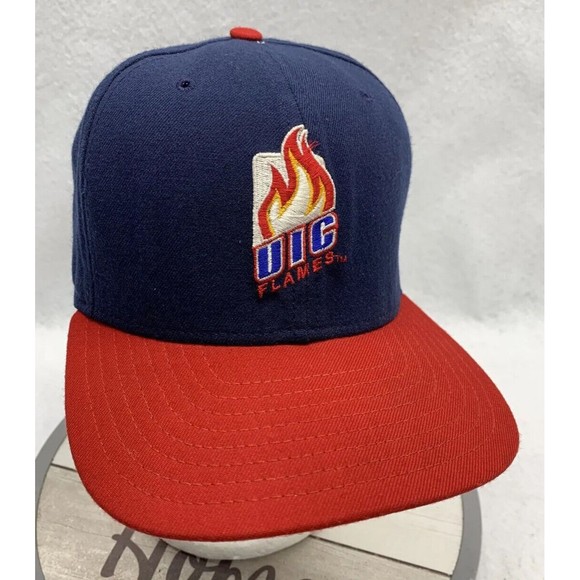New Era | Accessories | New Era Uic Flames Snapback Hat Baseball Cap ...